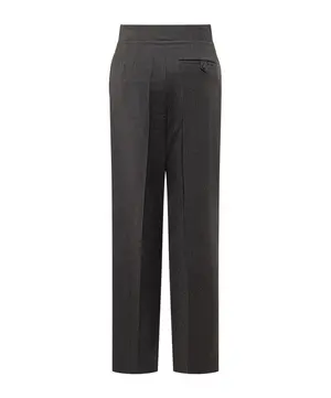 Victoria Beckham Pressed Crease Tapered Leg Trousers