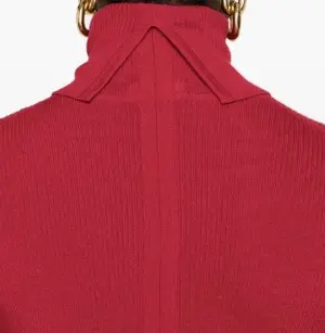 P.a.r.o.s.h Ribbed Turtleneck Knit Sweater With Back Slit