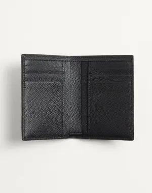 Valentino Garavani Vlogo Signature Bi-fold Wallet - Black