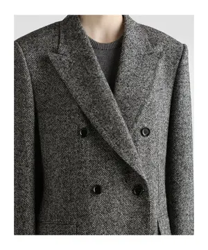 Dolce & Gabbana Double-breasted Blazer With Notched Lapels - Black