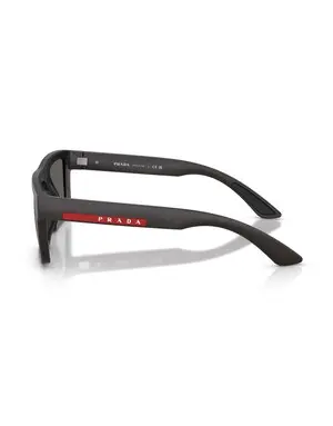 Prada Rectangular Frame Sunglasses With Logo Detail