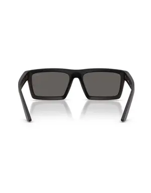 Prada Rectangular Frame Sunglasses With Logo Detail