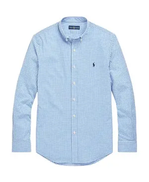 Polo Ralph Lauren Pony Embroidered Checked Shirt - Blue