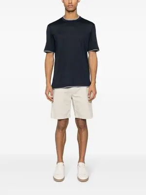 Brunello Cucinelli Double Layered Crewneck T-shirt