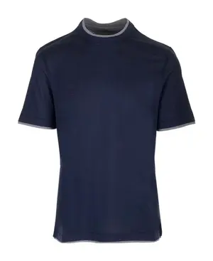 Brunello Cucinelli Double Layered Crewneck T-shirt - No