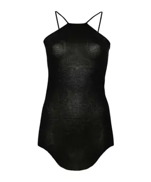 Rick Owens Scorpio Ribbed-knit Sleeveless Tank Top