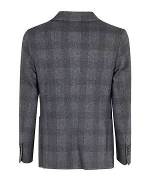 CIRCOLO 1901 Checked Blazer - Black