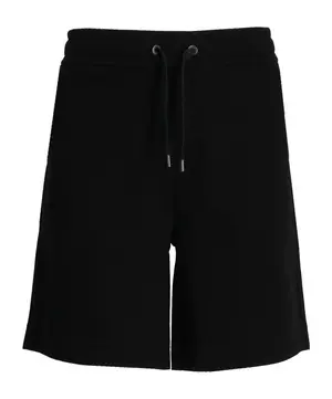 Hugo Boss Drawstring Cotton Shorts - Black