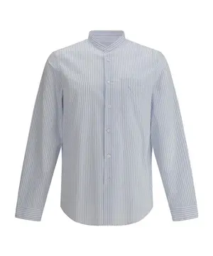 Prada Long-sleeved Striped Shirt - Gray