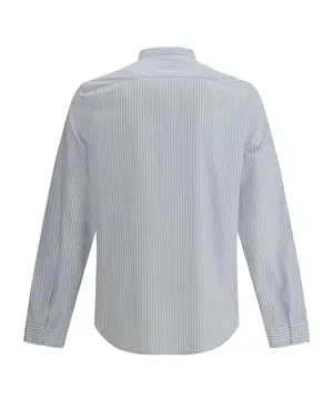 Prada Long-sleeved Striped Shirt - Gray