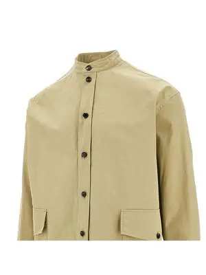 Bottega Veneta Light Twill Overshirt - Flint