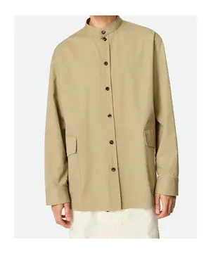 Bottega Veneta Light Twill Overshirt - Flint