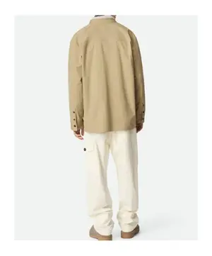 Bottega Veneta Light Twill Overshirt - Flint