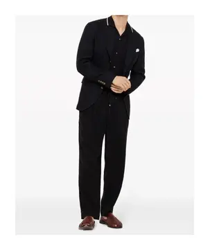 Brunello Cucinelli Elasticated Waistband Drawstring Pants - Black