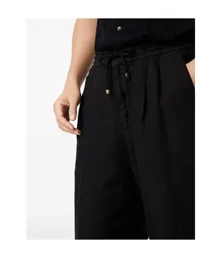 Brunello Cucinelli Elasticated Waistband Drawstring Pants - Black