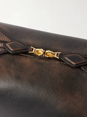 Alaïa Le Bulldog Shoulder Bag - Brown