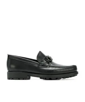 Ferragamo Metallic Loafers For Men