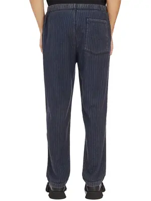 Barena Venezia Straight-leg Trousers With Elastic Waistband And Drawstrings