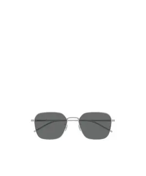 Bottega Veneta Square Frame Sunglasses - Silver