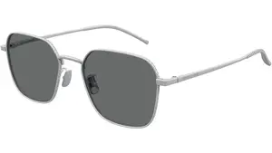 Bottega Veneta Square Frame Sunglasses - Silver