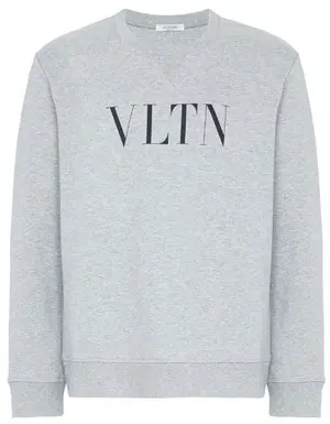 Valentino Garavani Vltn Graphic Print Crew Neck Pullover - White