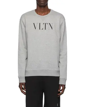 Valentino Garavani Vltn Graphic Print Crew Neck Pullover