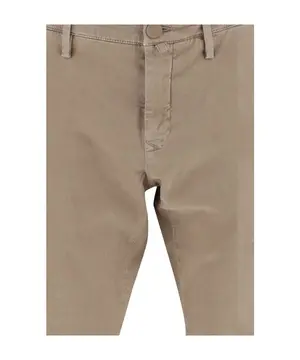Jacob Cohen Straight Leg Stretch Chinos - Brown