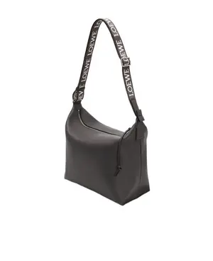 Loewe Cubi Jacquard Strap Crossbody Bag - Gray