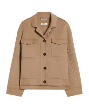 Max Mara Simona" Button-up Jacket - Hazelnut