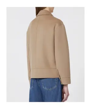 Max Mara Simona" Button-up Jacket - Hazelnut