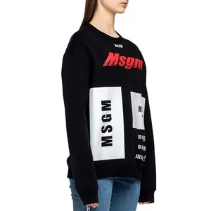 MSGM Printed Logo Crewneck Sweater