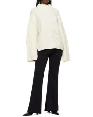 LOULOU STUDIO Ribbed High-neck Sweater