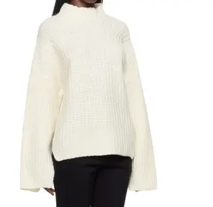 LOULOU STUDIO Ribbed High-neck Sweater