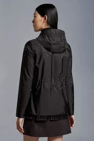 Moncler Baaba Parka Jacket With Removable Hood - Black | Editorialist