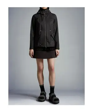 Moncler Baaba Parka Jacket With Removable Hood