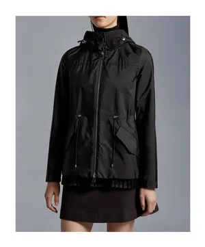 Moncler Baaba Parka Jacket With Removable Hood