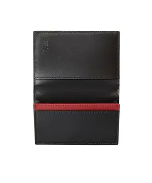 Fendi Shadow Logo Plaque Card Holder - Black