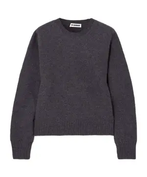 JIL SANDER Round Neck Sweater - Black