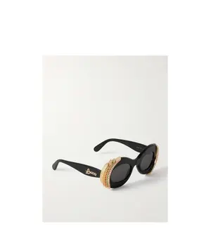 Loewe Embellished Logo Sunglasses