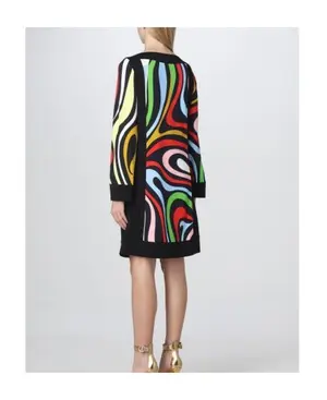 Emilio Pucci Marmo Print Mini Dress - Black
