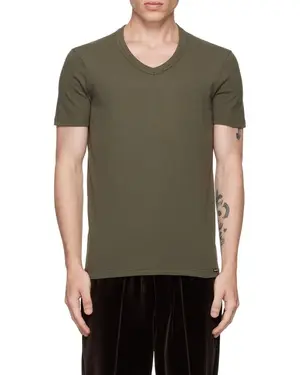Tom Ford V Neck T-shirts For Men