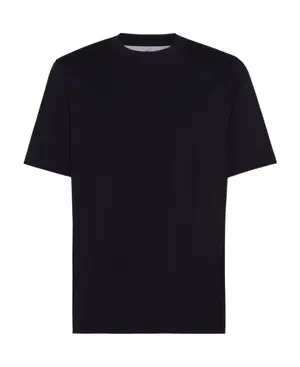 Brunello Cucinelli Crewneck Short-sleeved T-shirt - Black