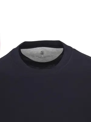 Brunello Cucinelli Crewneck Short-sleeved T-shirt - Black