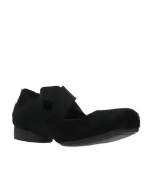 UMA WANG Elastic Ballet Flats - Black