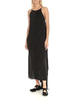 UMA WANG Elastic Ballet Flats - Black