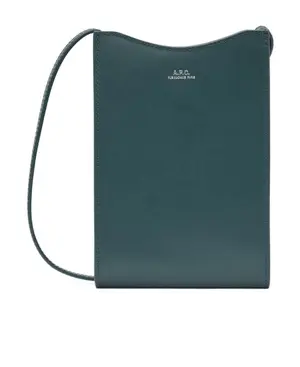 A.p.c. Logo Print Messenger Bag - Blue