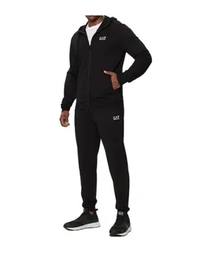 EA7 Zip-up Tracksuit Set - Black
