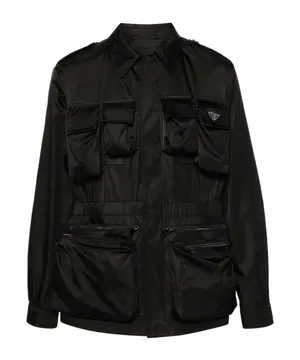Prada Long-sleeved Jacket With Pocket Detail
