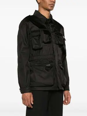 Prada Long-sleeved Jacket With Pocket Detail