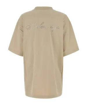 Balenciaga Logo Embellished Oversized T-shirt